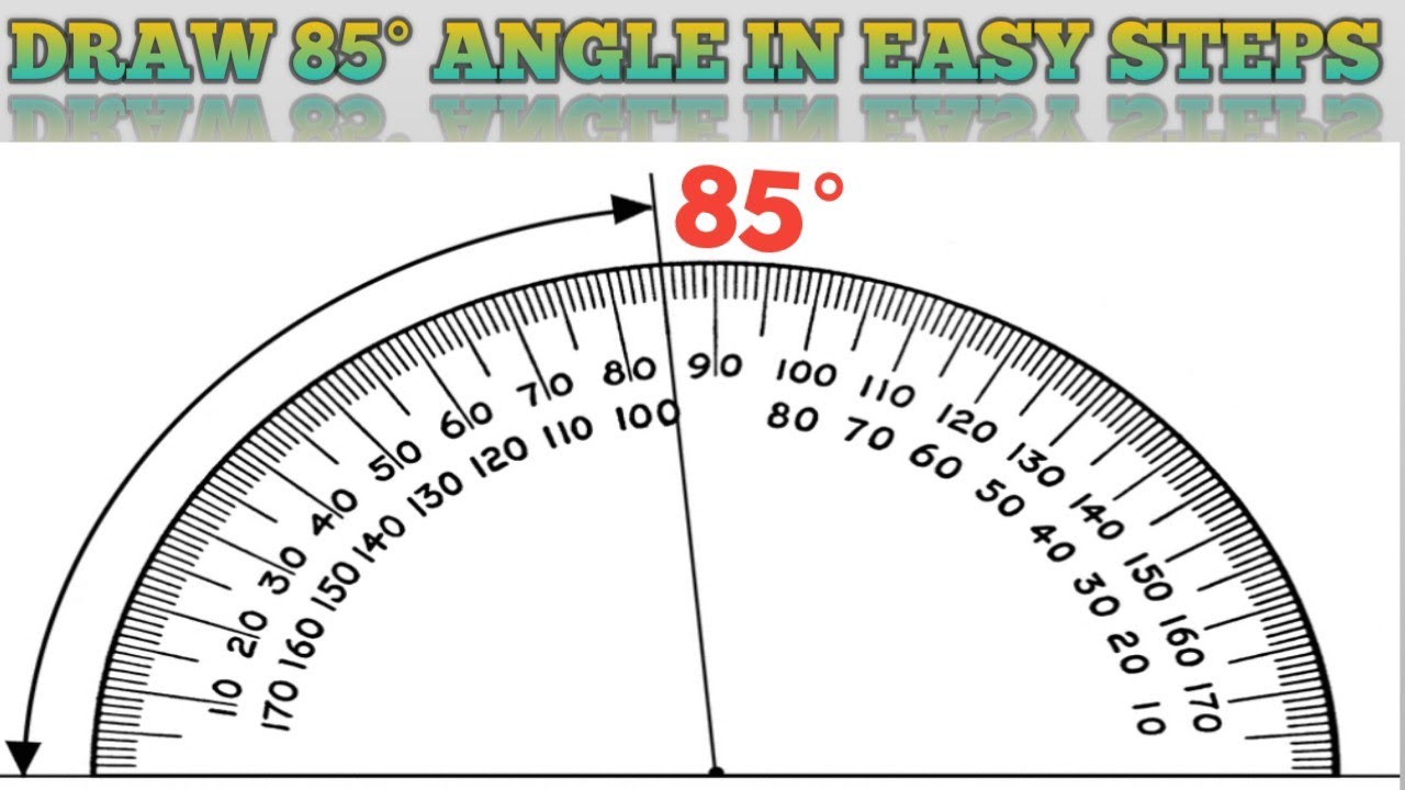 Construction Of 85 Angle With COMPASS YouTube