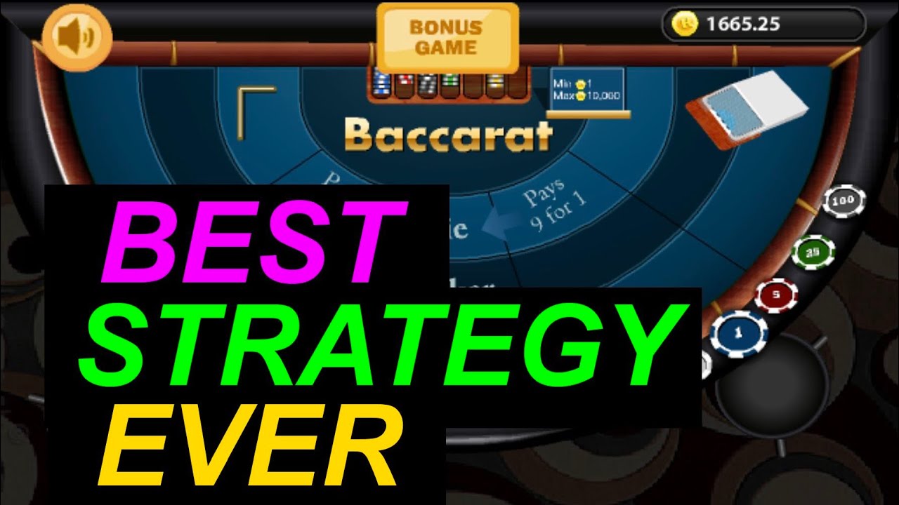BEST BACCARAT WINNING STRATEGY !!! WIN BIG 100% GUARANTEED - YouTube