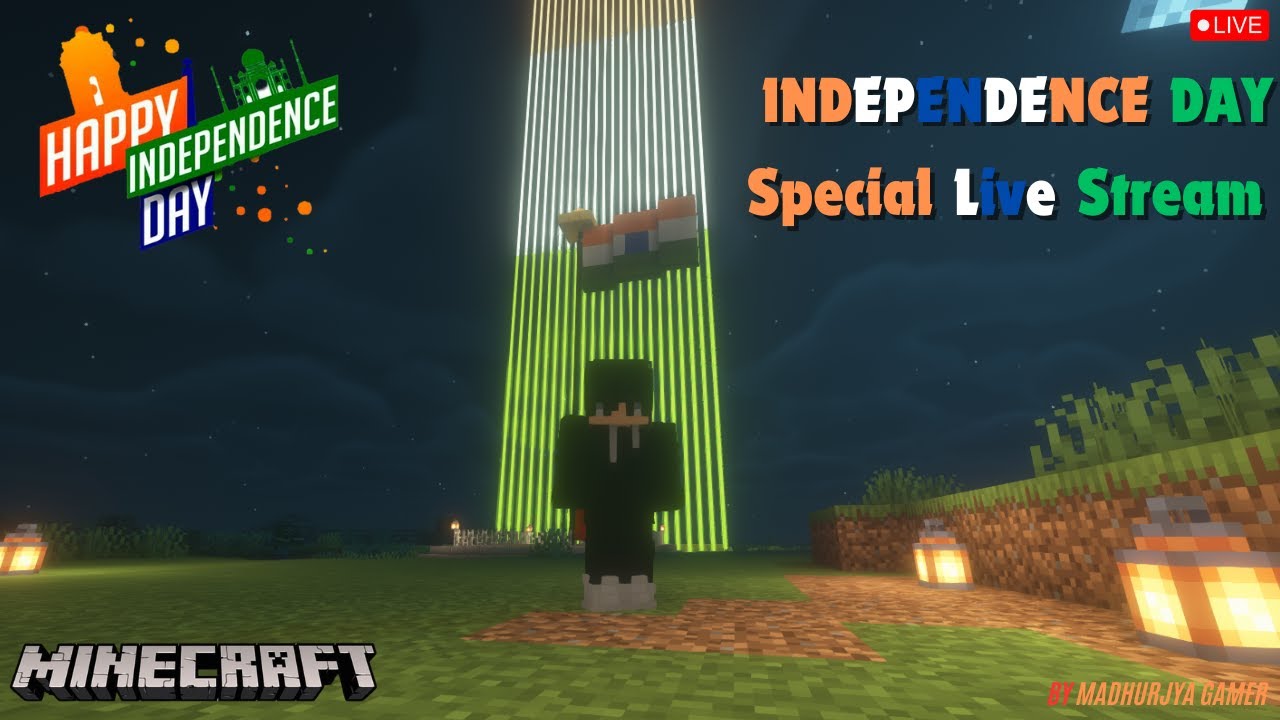 Celebrating Independence Day in MINECRAFT |Independence Day special ...