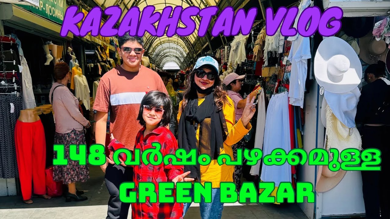 Exploring the Oldest Market in Kazakhstan | Green Bazar Almaty| UAE To ...