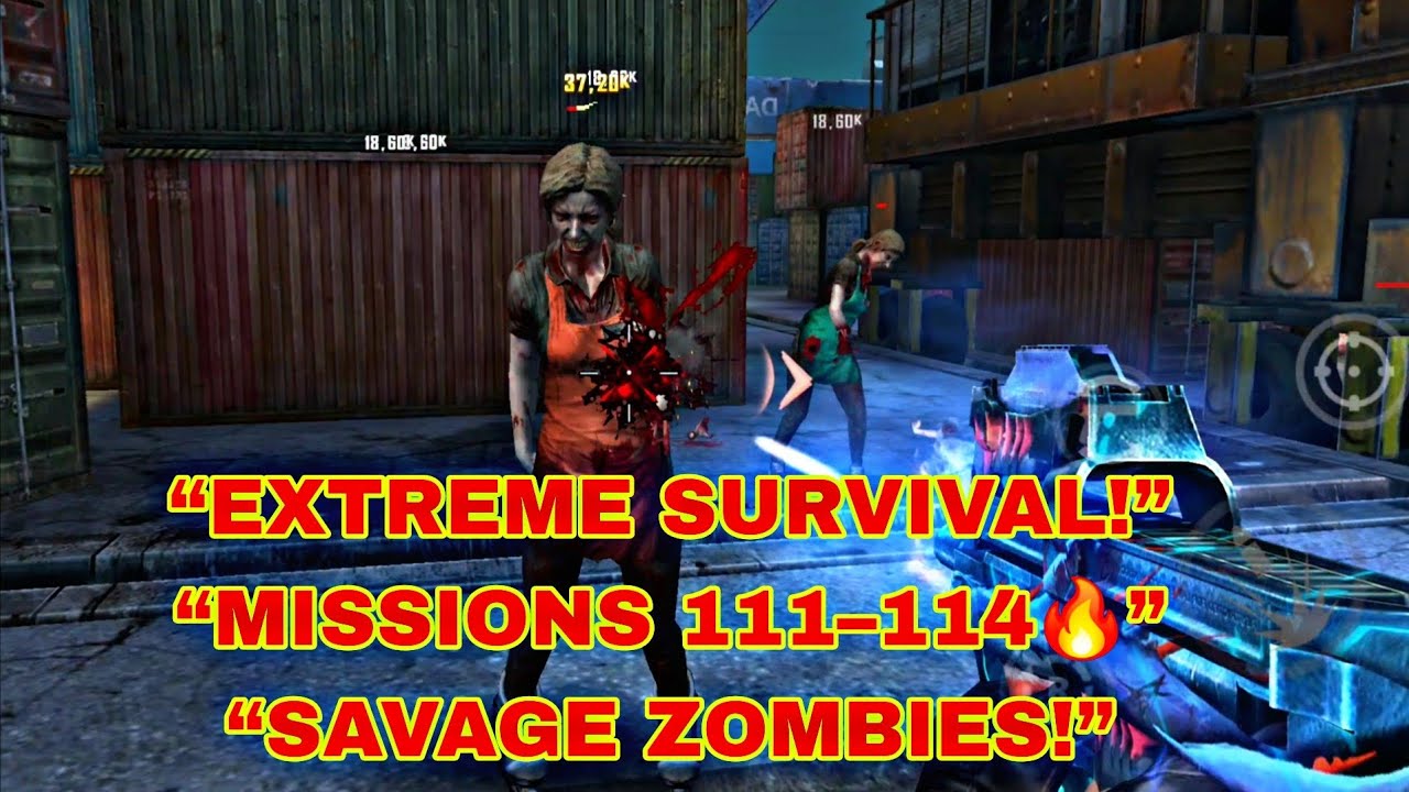 Zombie Fire 3D – Missions 111-114 | Extreme Survival vs Savage Zombies ...