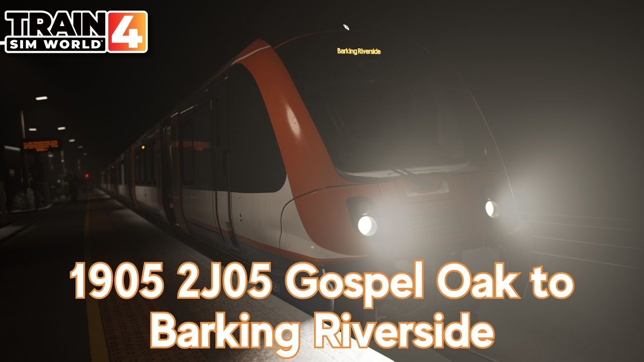 1905 2J05 Gospel Oak to Barking Riverside - Suffragette line - Class ...