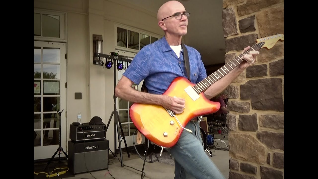 Mark Barna slide guitar, Long Haired Country Boy 072624 - YouTube