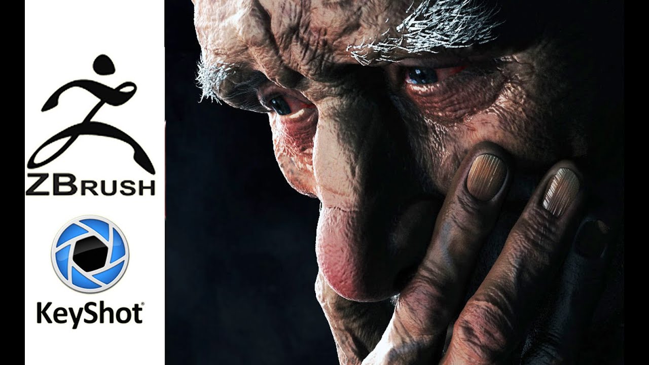 Sad Old Man * ZBrush & Keyshot - YouTube
