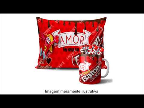Kit Páscoa Baton Almofada + Caneca + Chocolate Baton