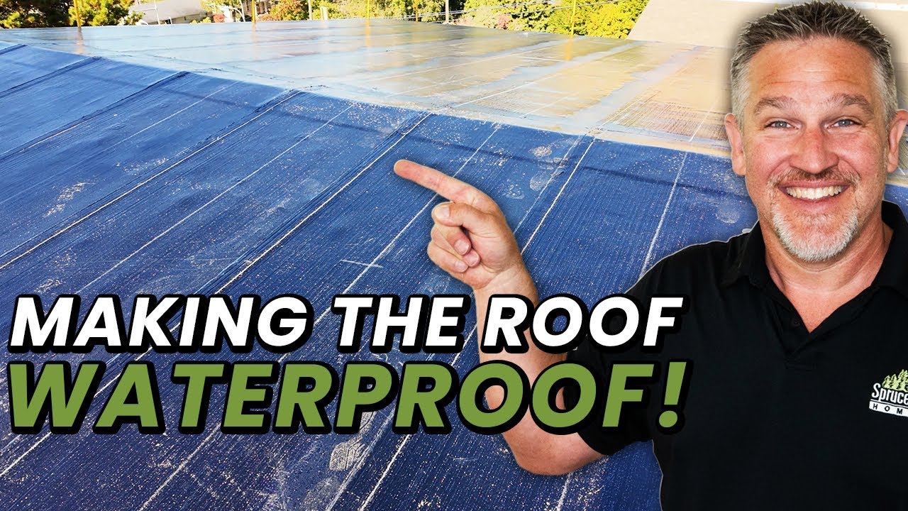 How to Waterproof a Roof! | Home Renovation Walkthrough - YouTube