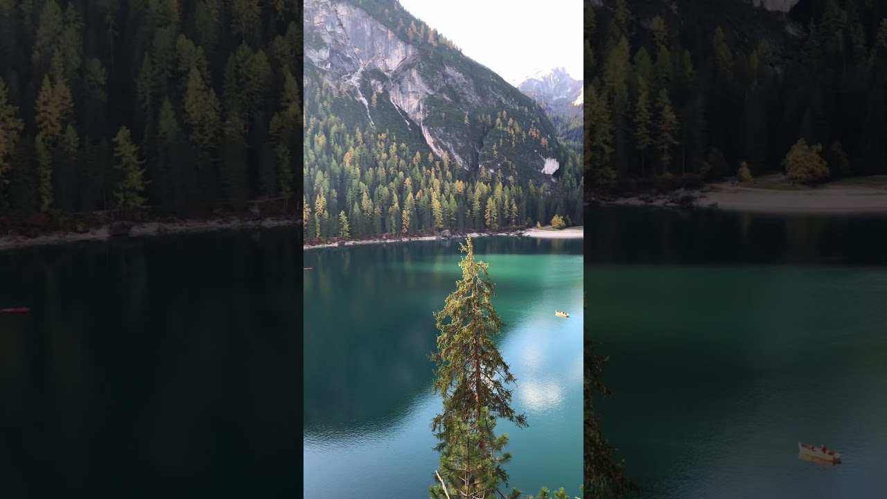 Lake Lago de braise in Italy - YouTube