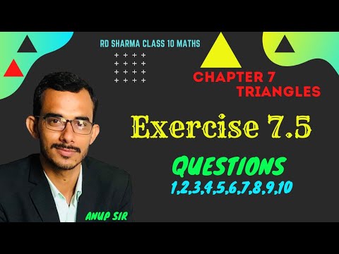 Exercise 7.2 Q1 to Q10 RD Sharma class 10 maths | Chapter 7 Triangles ...