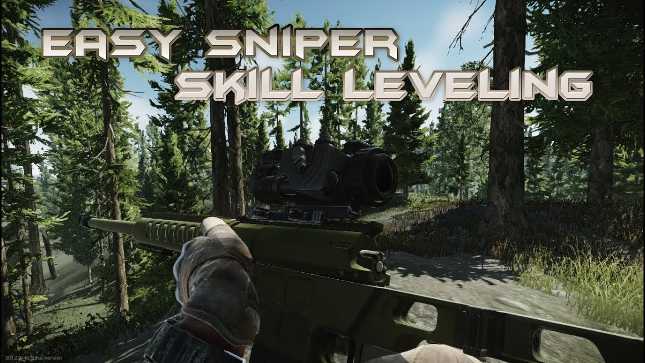 Escape From Tarkov Easy Way To Level Sniping Skill - YouTube
