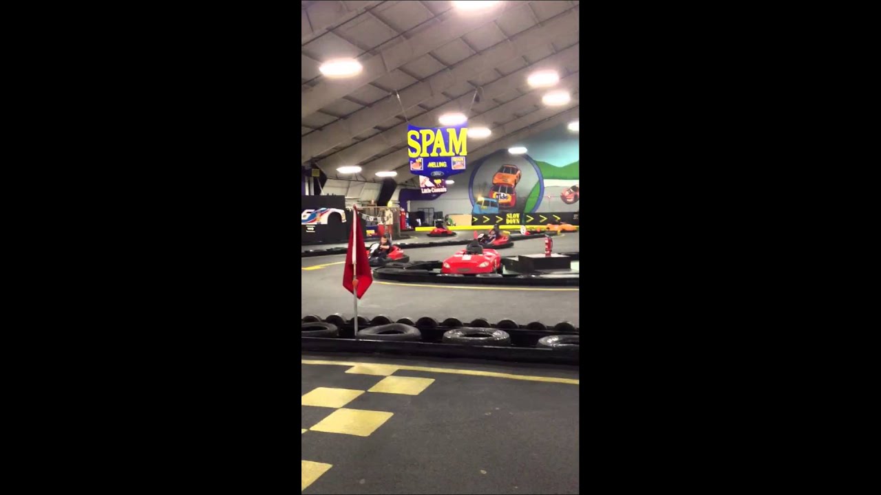 Electric Go Karts at Funplex - YouTube