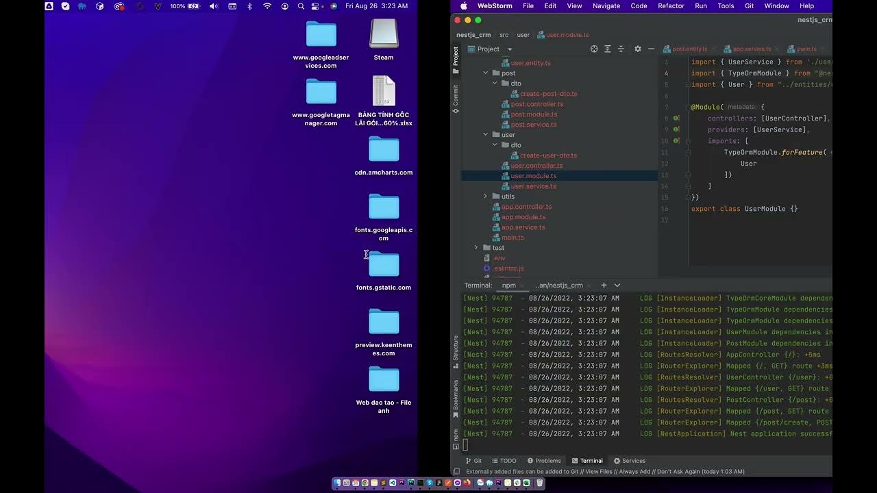 API Nestjs 3.1 Authentication ( Chưa hoàn chỉnh ) 123code.net - YouTube