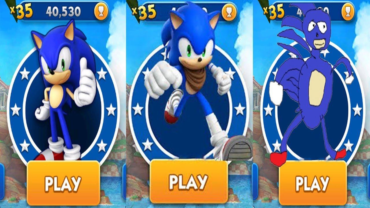 Sonic Dash vs Go Sanic Goo MEME vs Sonic Boom - All Characters Unlocked ...