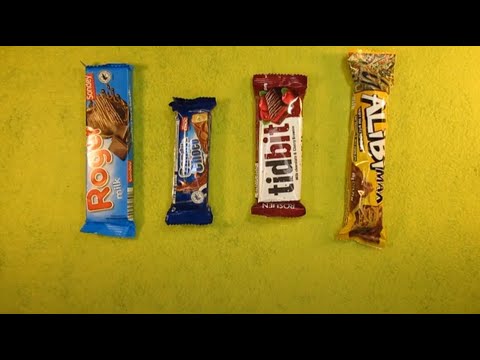ASMR Unpacking sweet relaxing . Roshen tidbit - YouTube