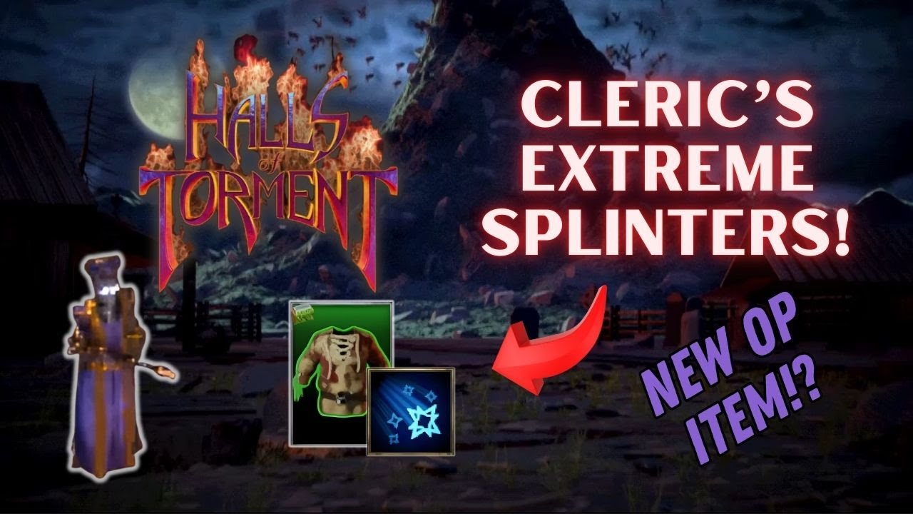 I was making EXTREME SPLINTERS & found a new OP ITEM! Halls of Torment ...