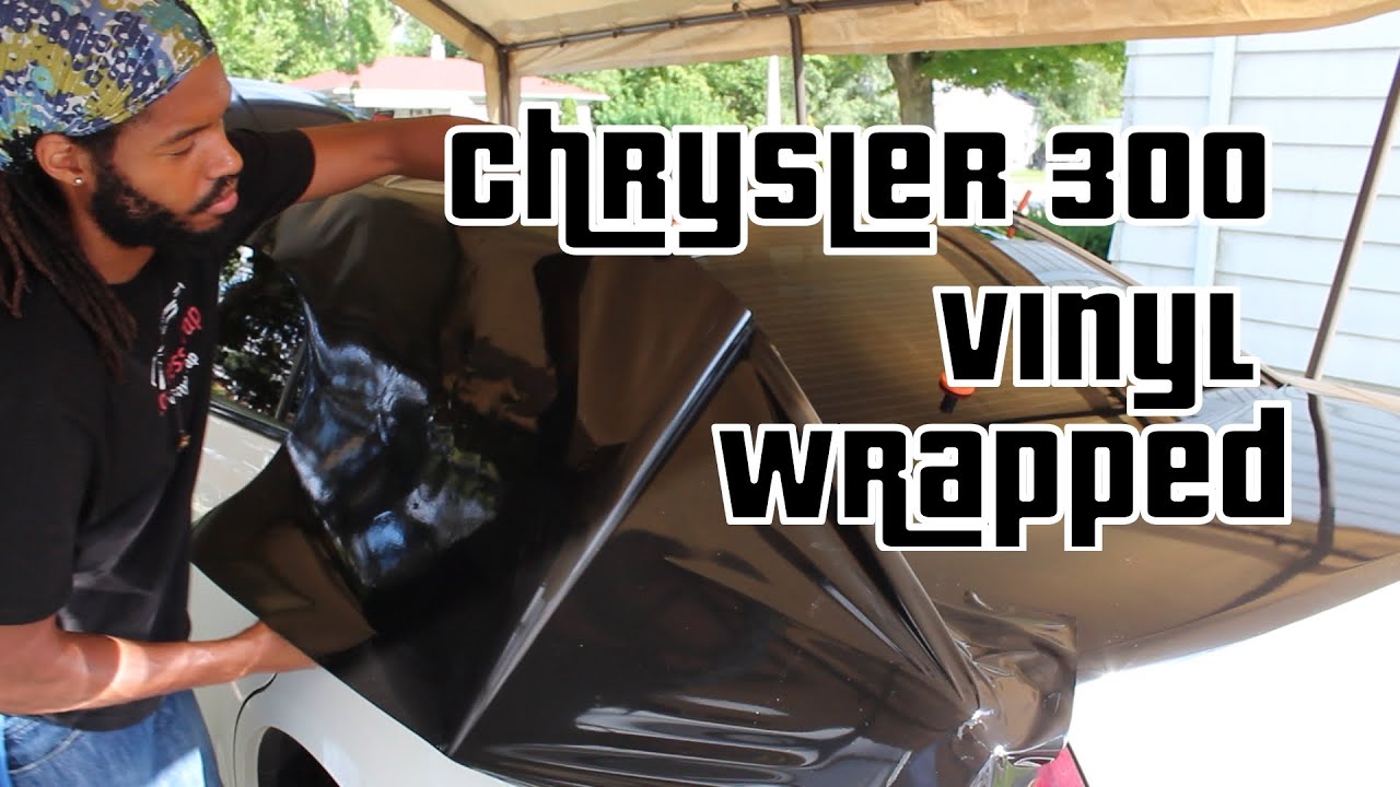 Chrysler 300 Vinyl Wrap Pillars - YouTube