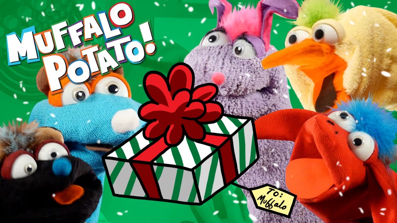How to Draw A CHRISTMAS PRESENT with Muffalo Potato - YouTube