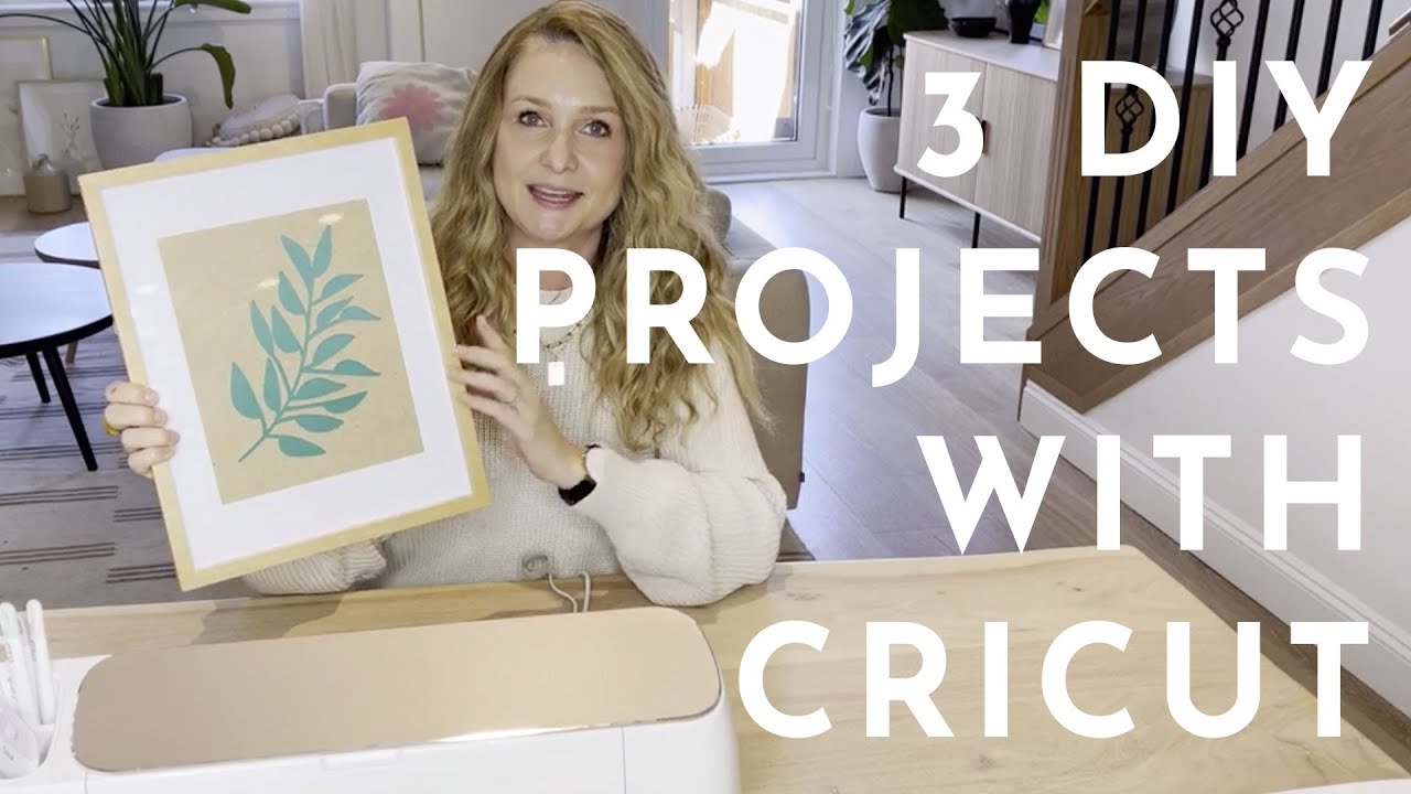 At Home DIY projects with Cricut - YouTube