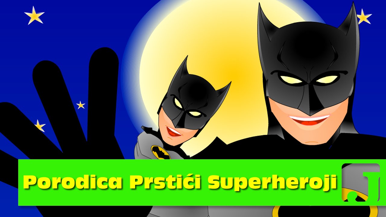 Porodica Prstići - Superheroji | Dečije pesme | Pesme za decu | Finger ...