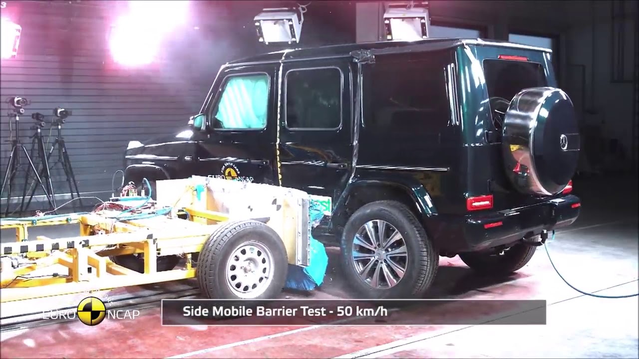 2019 Mercedes G CLASS CRASH TEST - YouTube
