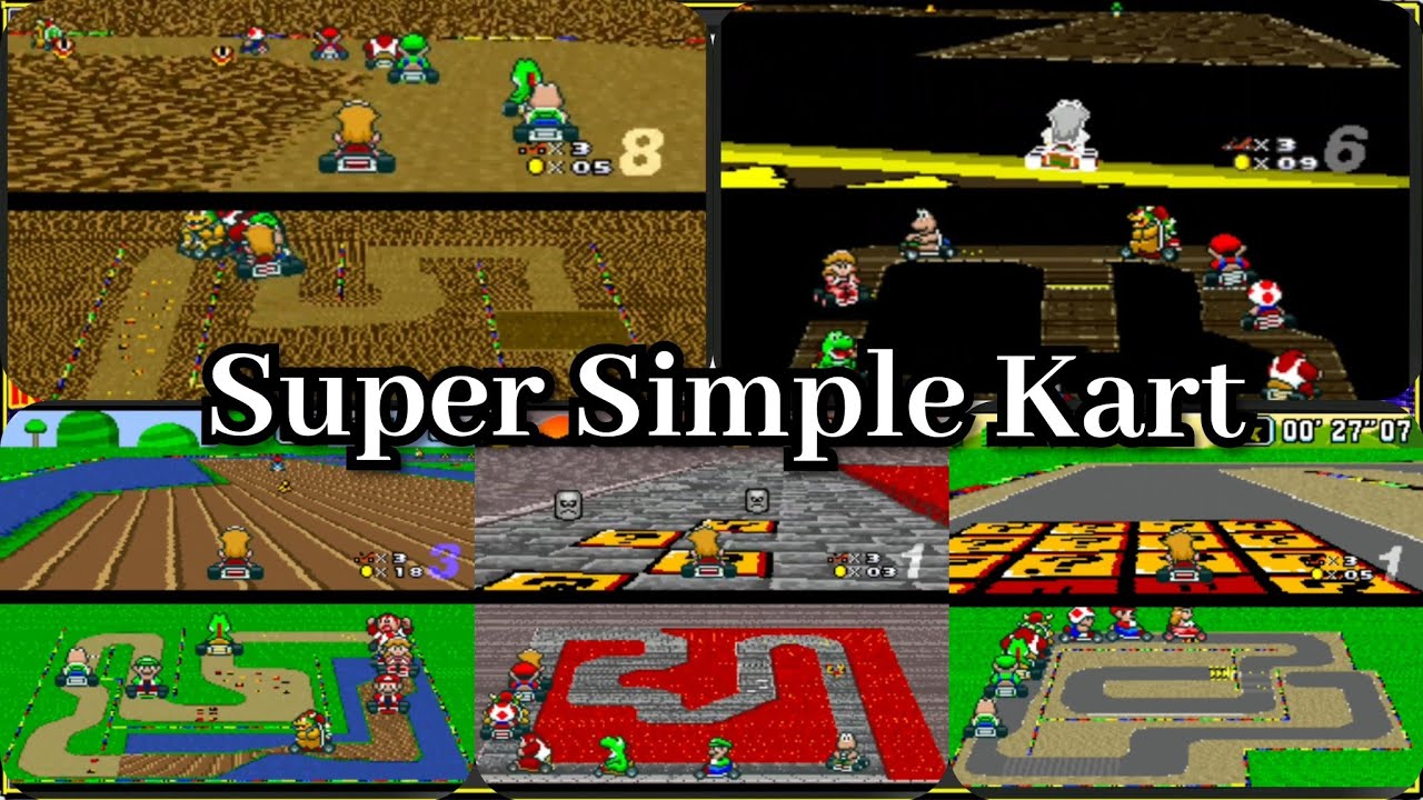 Super Simple Kart - Flower Cup (SMK Hack) - YouTube