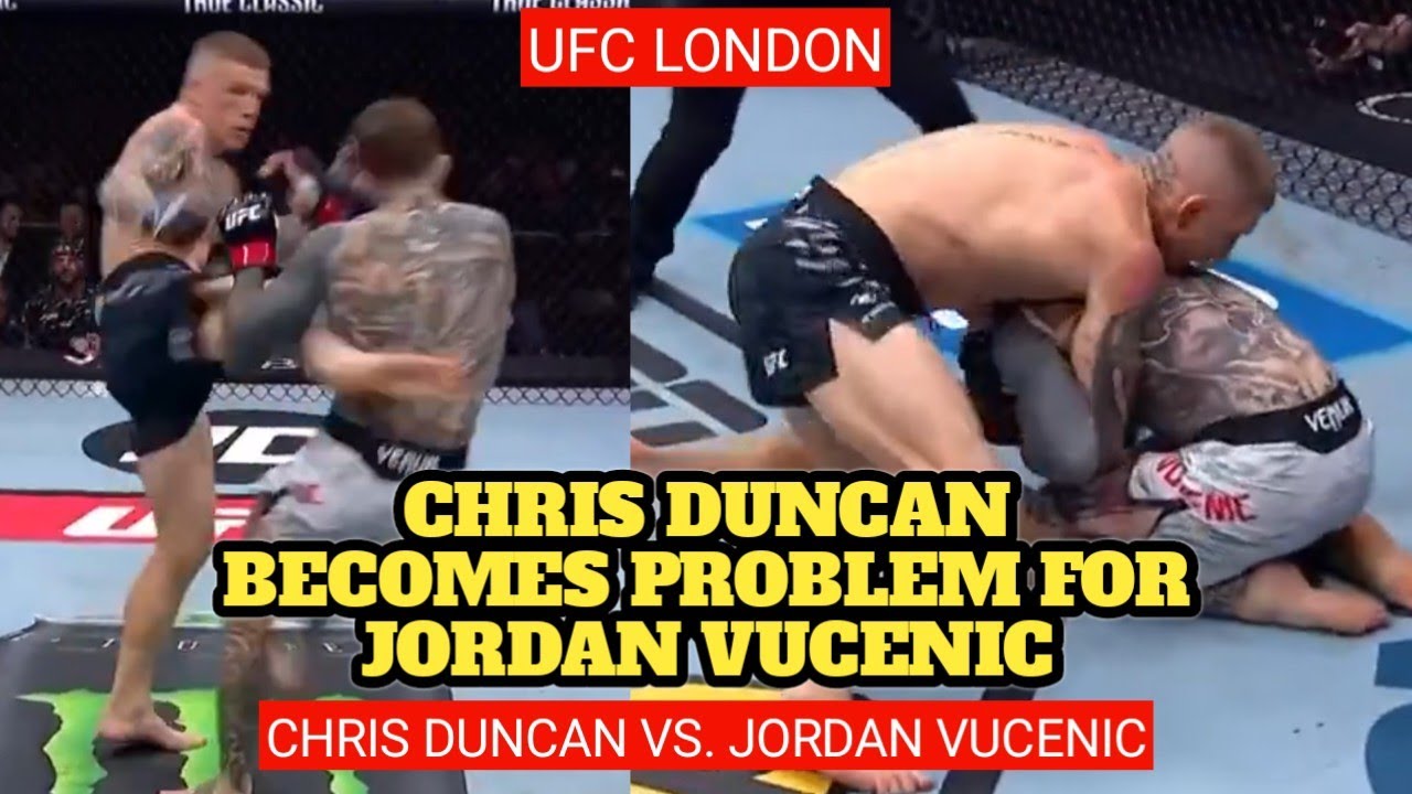 UFC London results: Chris Duncan submits Jordan Vucenic, calls out ...