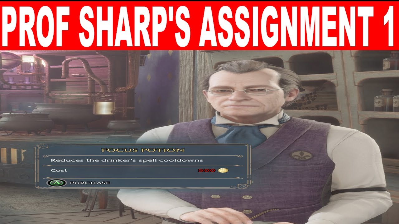 Hogwarts Legacy PROFESSOR SHARP'S ASSIGNMENT 1 - How to Get Depulso ...