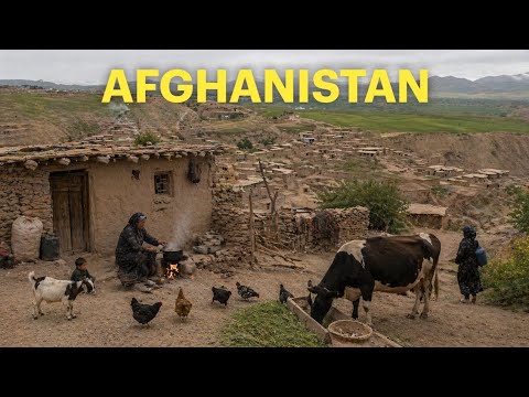 simple Village life in Afghanistan | A Day with Afghanistan Villagers | 4K