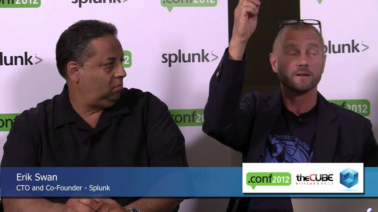 Erik Swan and Rob Das, Co-founders of Splunk | Splunk .conf2012 - YouTube