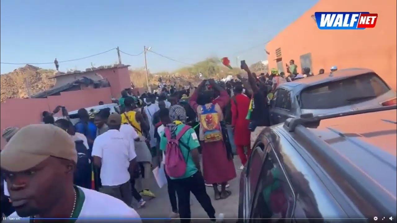 Première Sortie De Ousmane Sonko Après Son Emprisonnement Pour Faire
