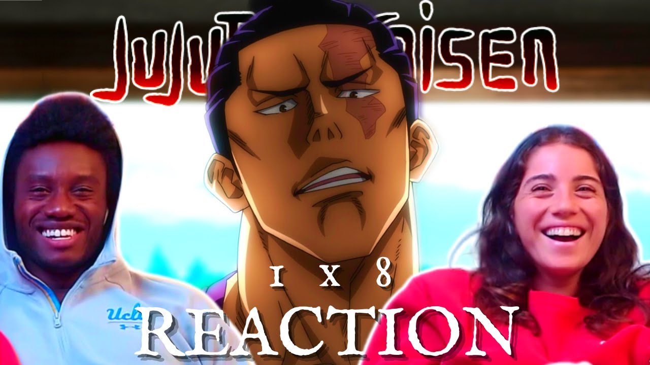 AOT FANS WATCH JUJUTSU KAISEN (EPISODE 8) REACTION - YouTube