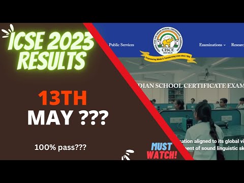 ICSE Results 2023 💯| ICSE Class 10 2023 confirmed results date 2023 ...