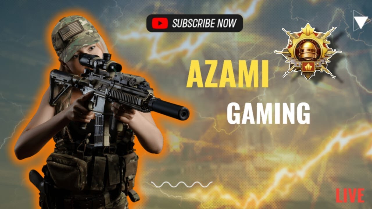 Conqueror Player Is Here Live With Azami Gaming Pubg - YouTube