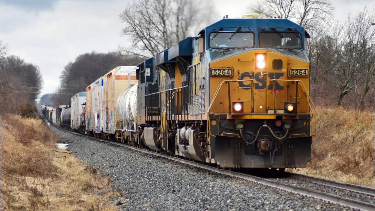 Searchlights, Small Towns and, Grades; Trains of the CSX Plymouth ...