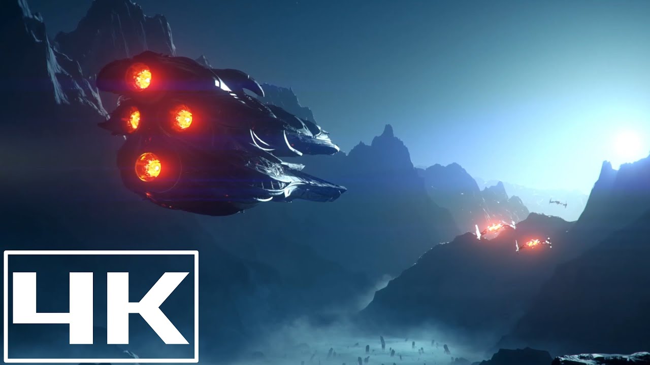 Star Citizen - Vanduul Driller Capital Ship - 4K - YouTube