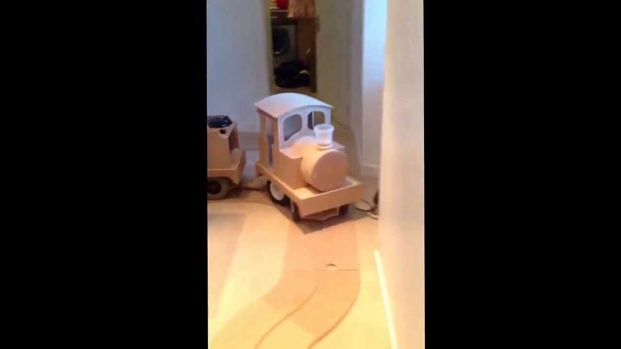 Home built Kids ride on train - YouTube