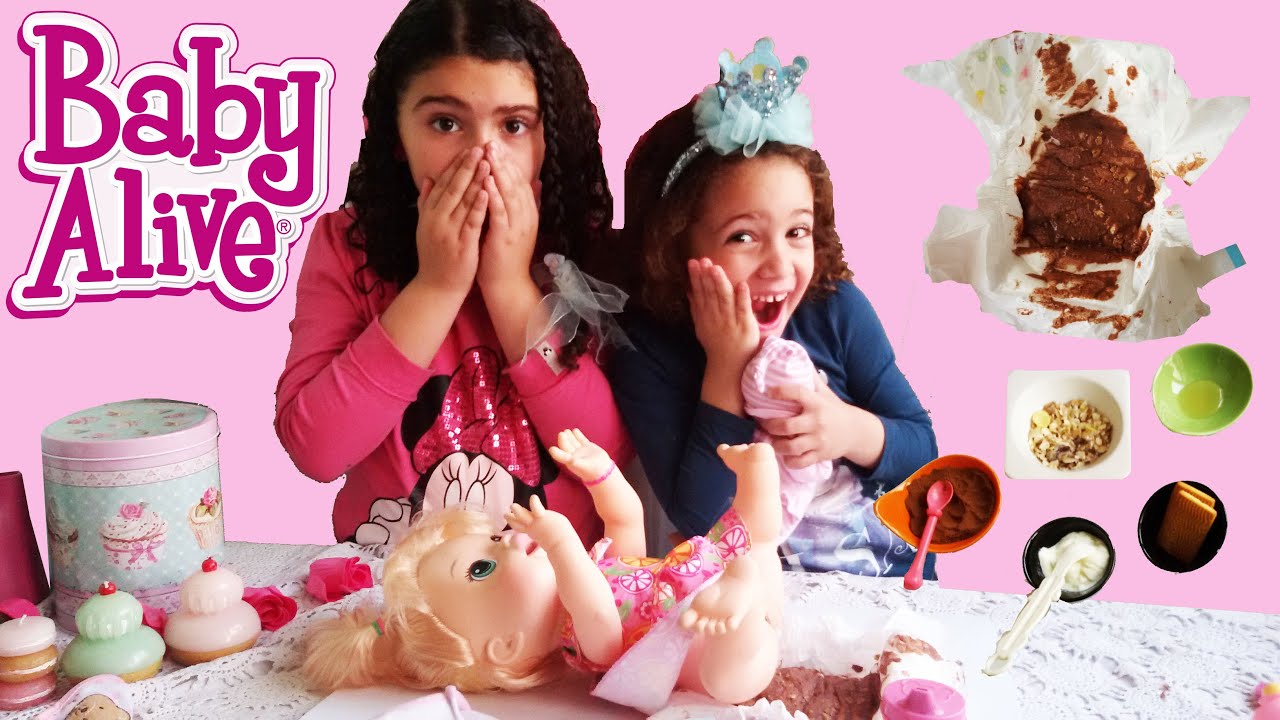 BABY ALIVE EAT SMOOTHIE & THE WORST POOP EVER GROSS POOP ON BABY ALIVE ...
