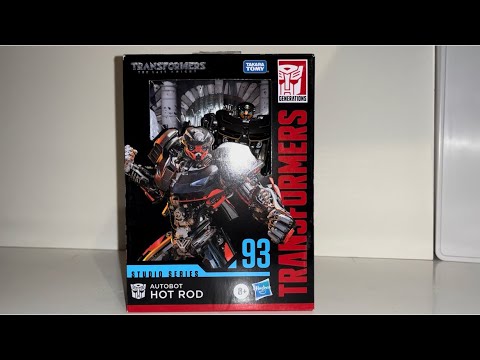 How to transform Transformers studio series Hot Rod complete ...