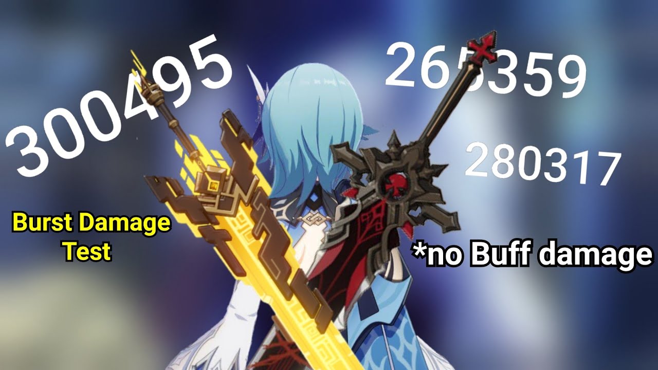 Eula damage burst test | Genshin Impact - YouTube