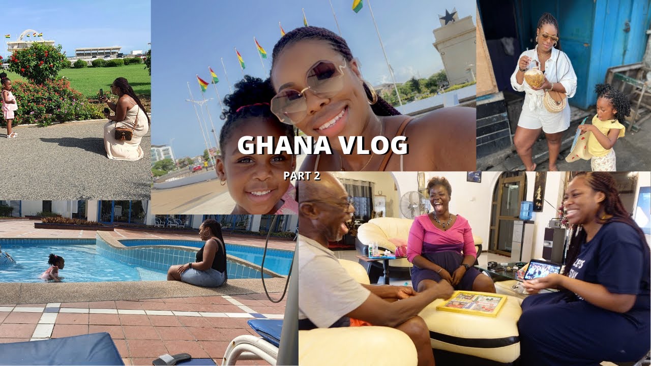 GHANA VLOG PART 2 | BEACH TRIP | BOARD GAMES | GETTING OUR HAIR DONE ...