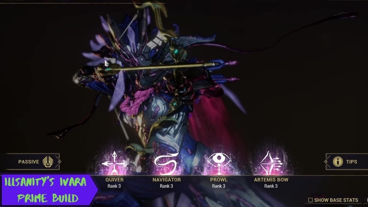 THE SILENT SNIPER!! illsanity's Ivara Prime Build 2021! - YouTube