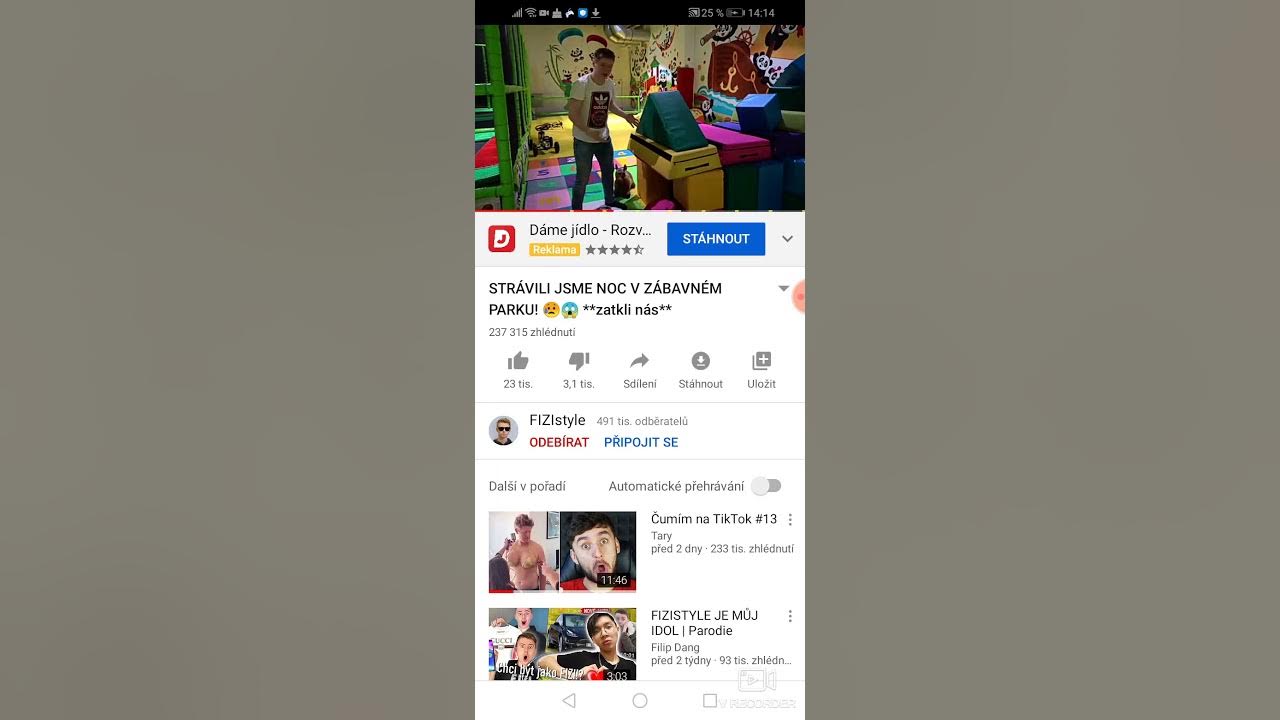 Reakce na fiziho - YouTube