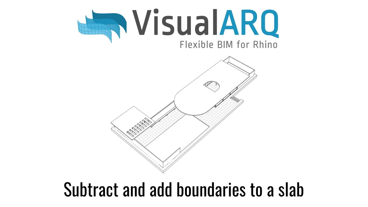 Modify slab boundaries easily with VisualARQ - YouTube