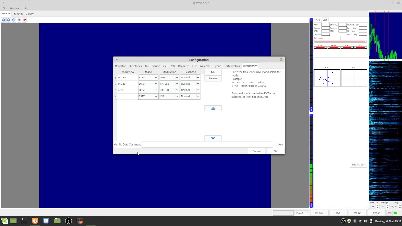 QSSTV Erstkonfiguration - YouTube