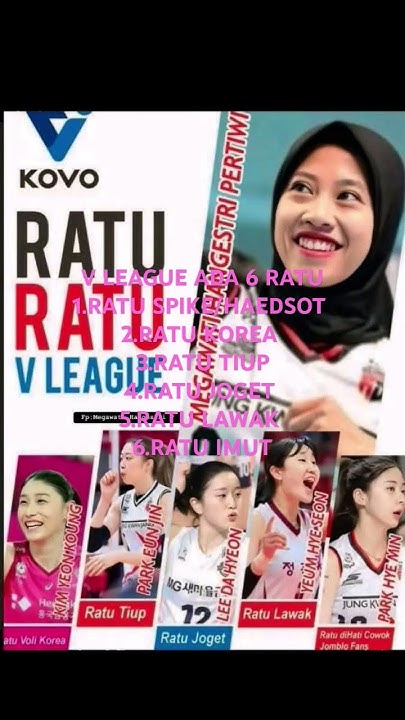 #V LEAGUE ada 6 ratu sapa setuju?#redsparks#kovo분석 #megawatihangestri#kleague#volleyball# ...