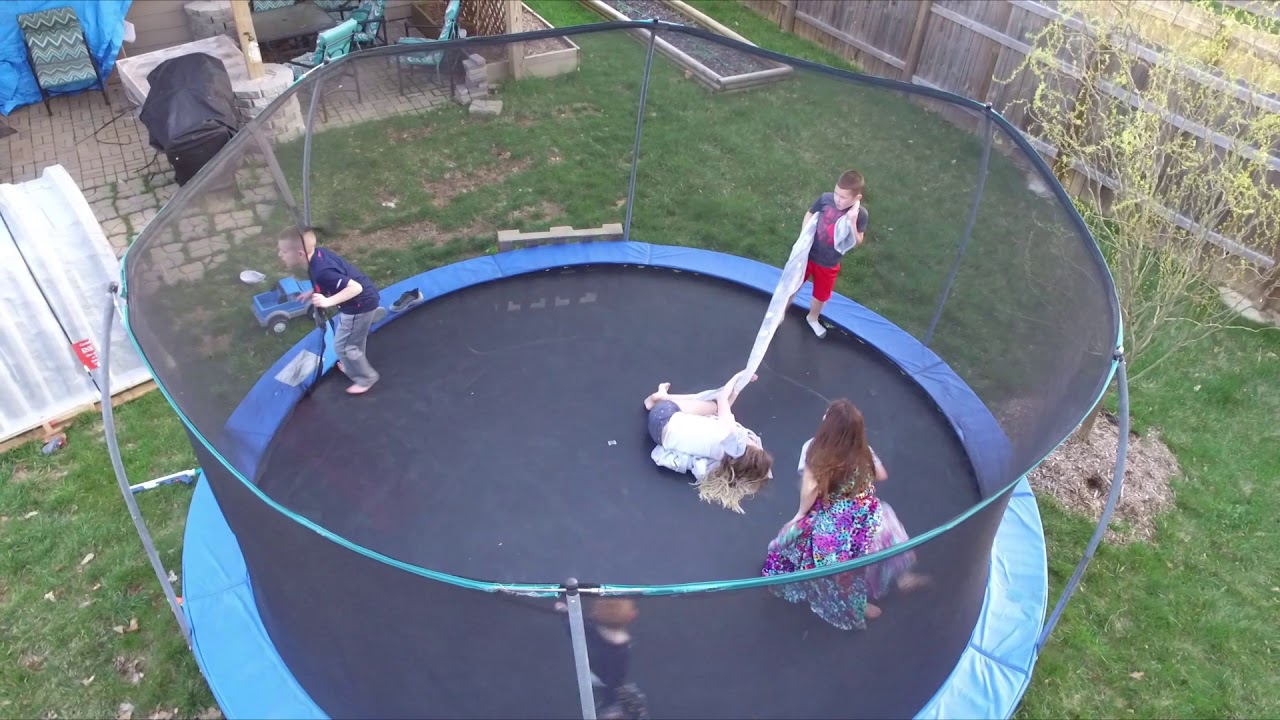 Trampoline fun - YouTube