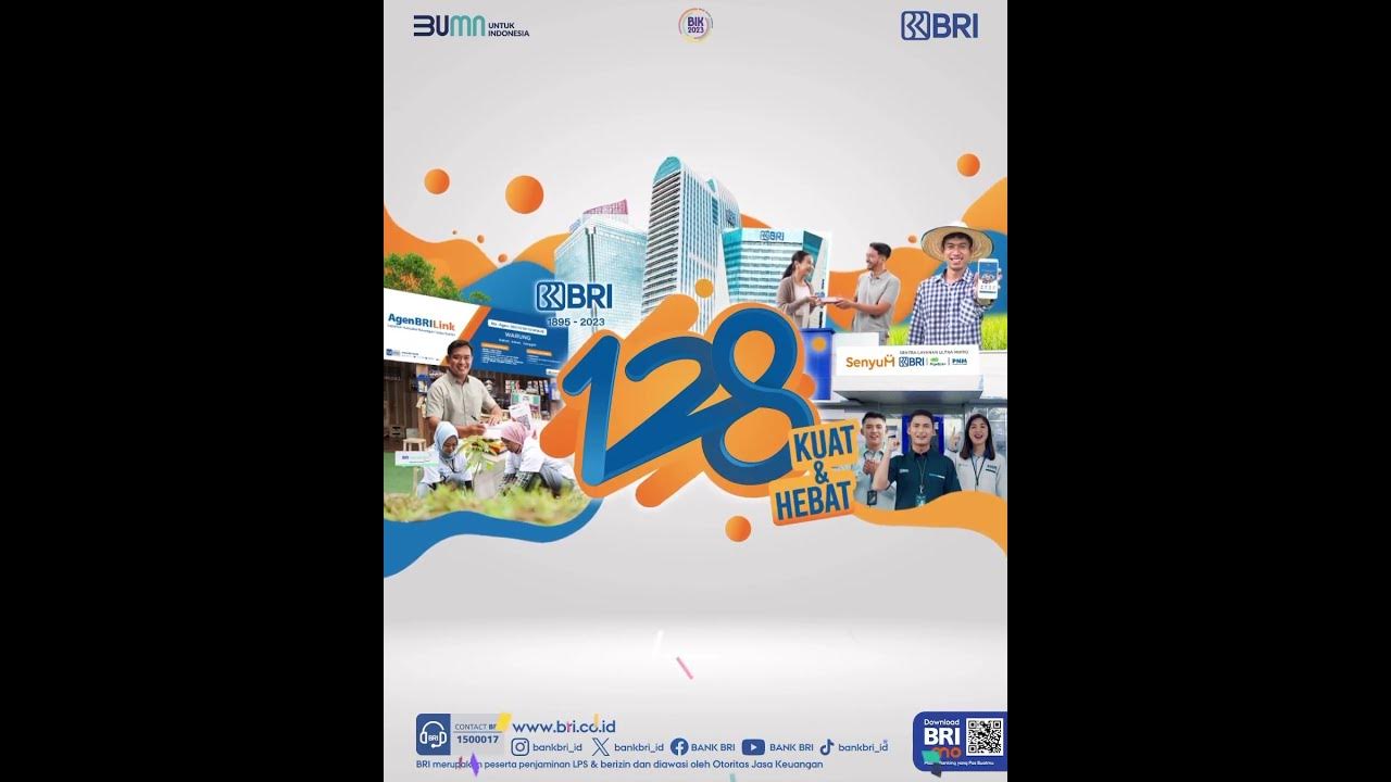 Logo HUT BRI 128 Kuat dan Hebat - YouTube