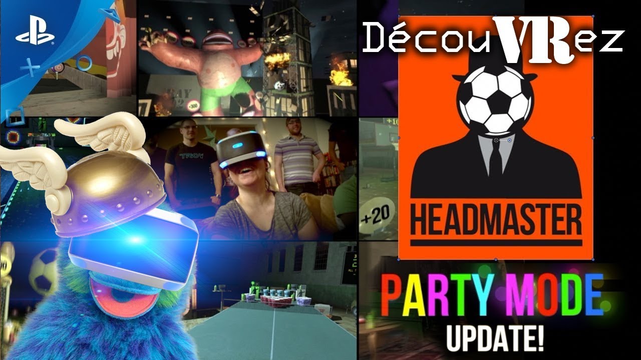 DécouVRez : Headmaster (PSVR) | Party Mode | VR Singe - YouTube