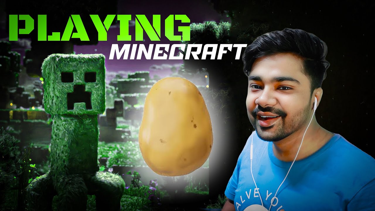 Aloo Khaoge ? Surviving Day 10 in #minecraft JAVA Live #shorts - YouTube
