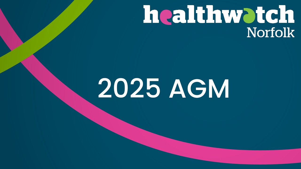 Healthwatch Norfolk 2025 AGM SUBTITLED - YouTube