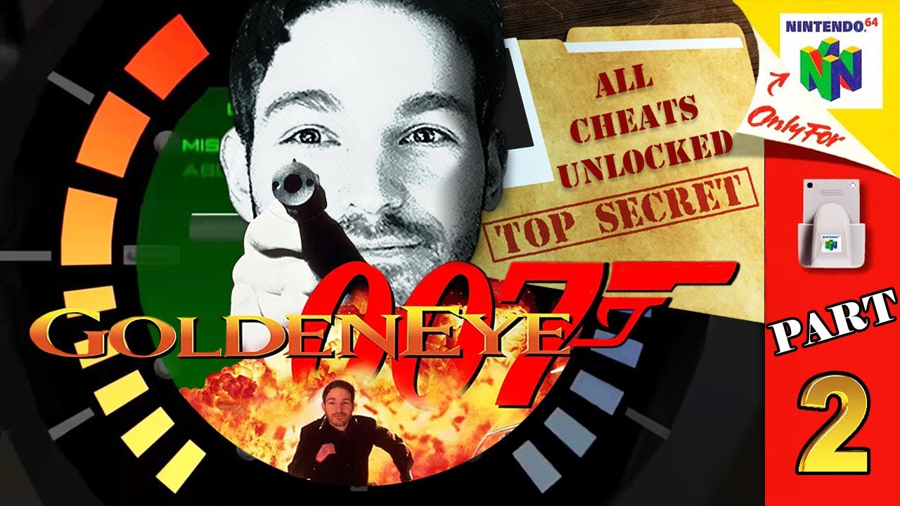 N64 GoldenEye 007 - All Cheats Part 2 - YouTube